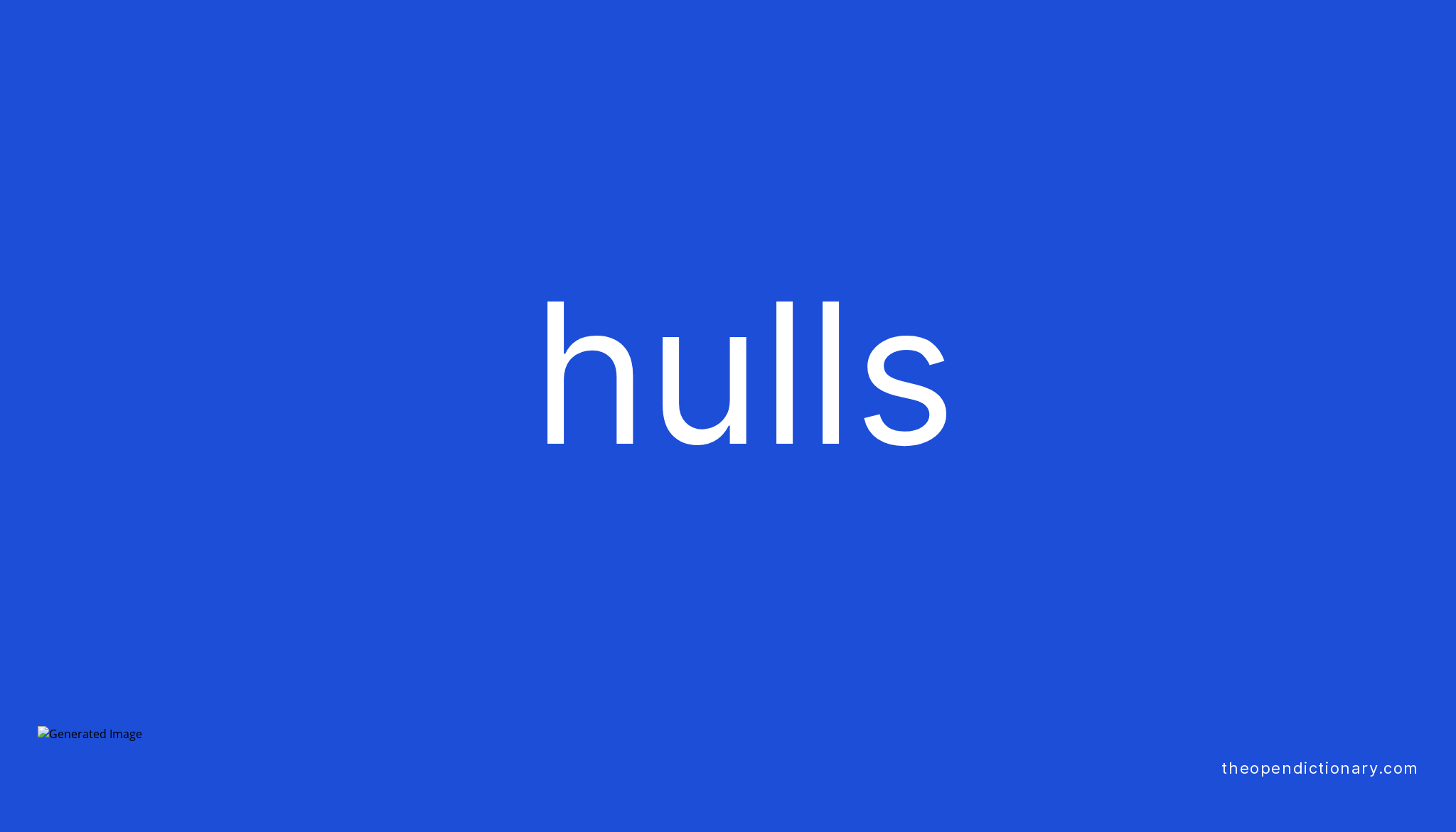 HULLS - The Open Dictionary