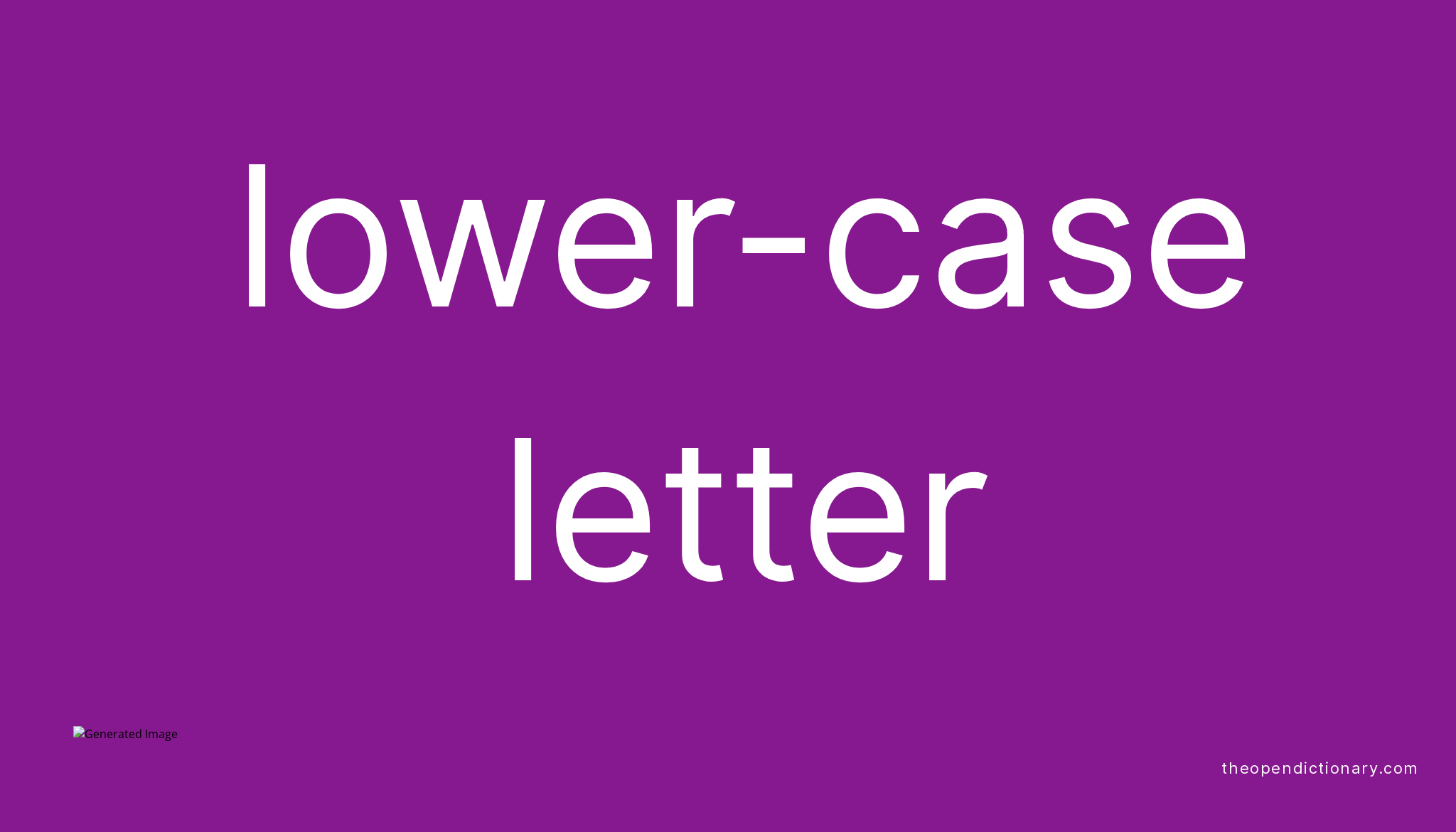 Que Es Lower Case at Molly Nielsen blog