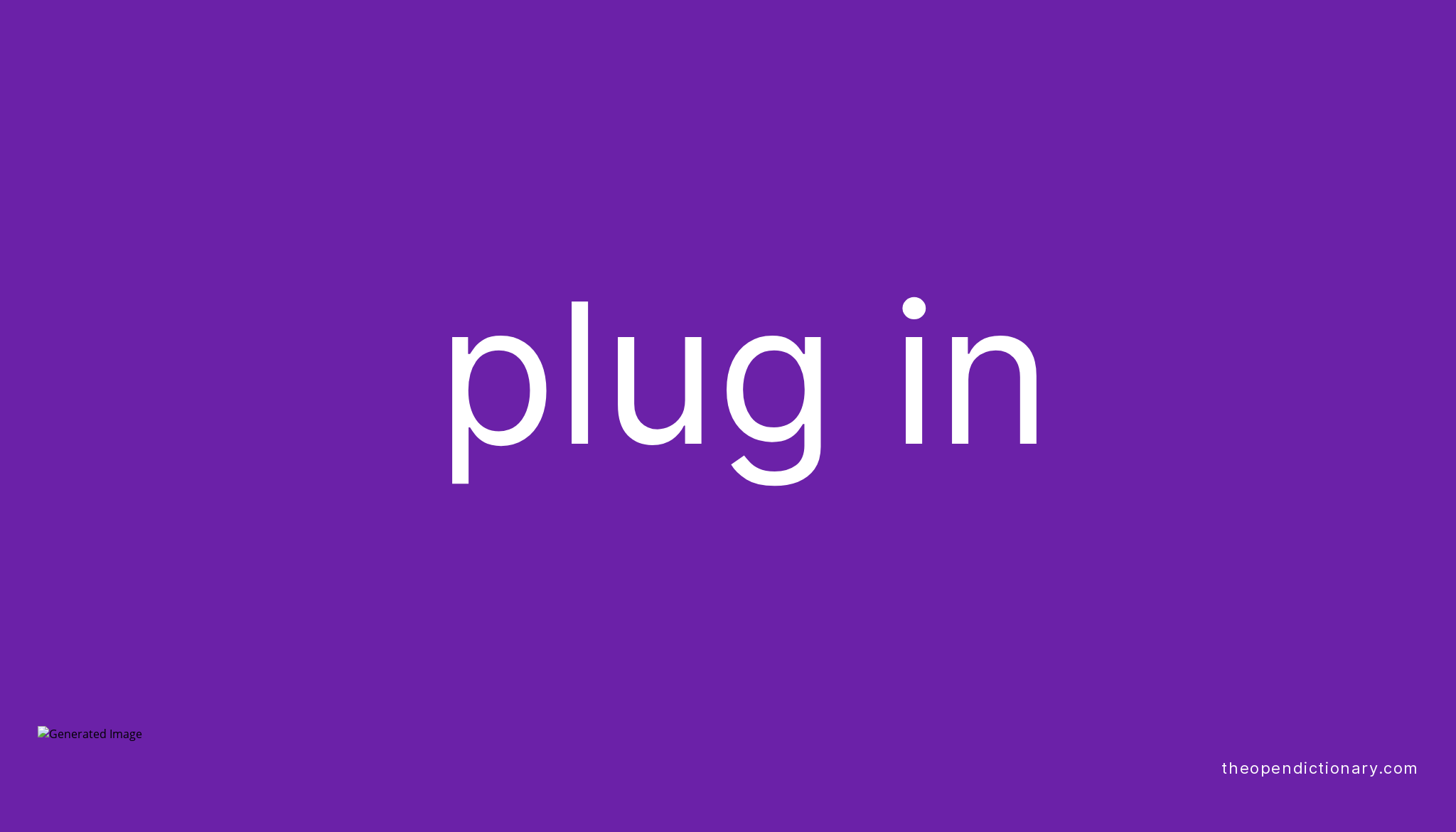 Plug Meaning Translation at Edward Foley blog