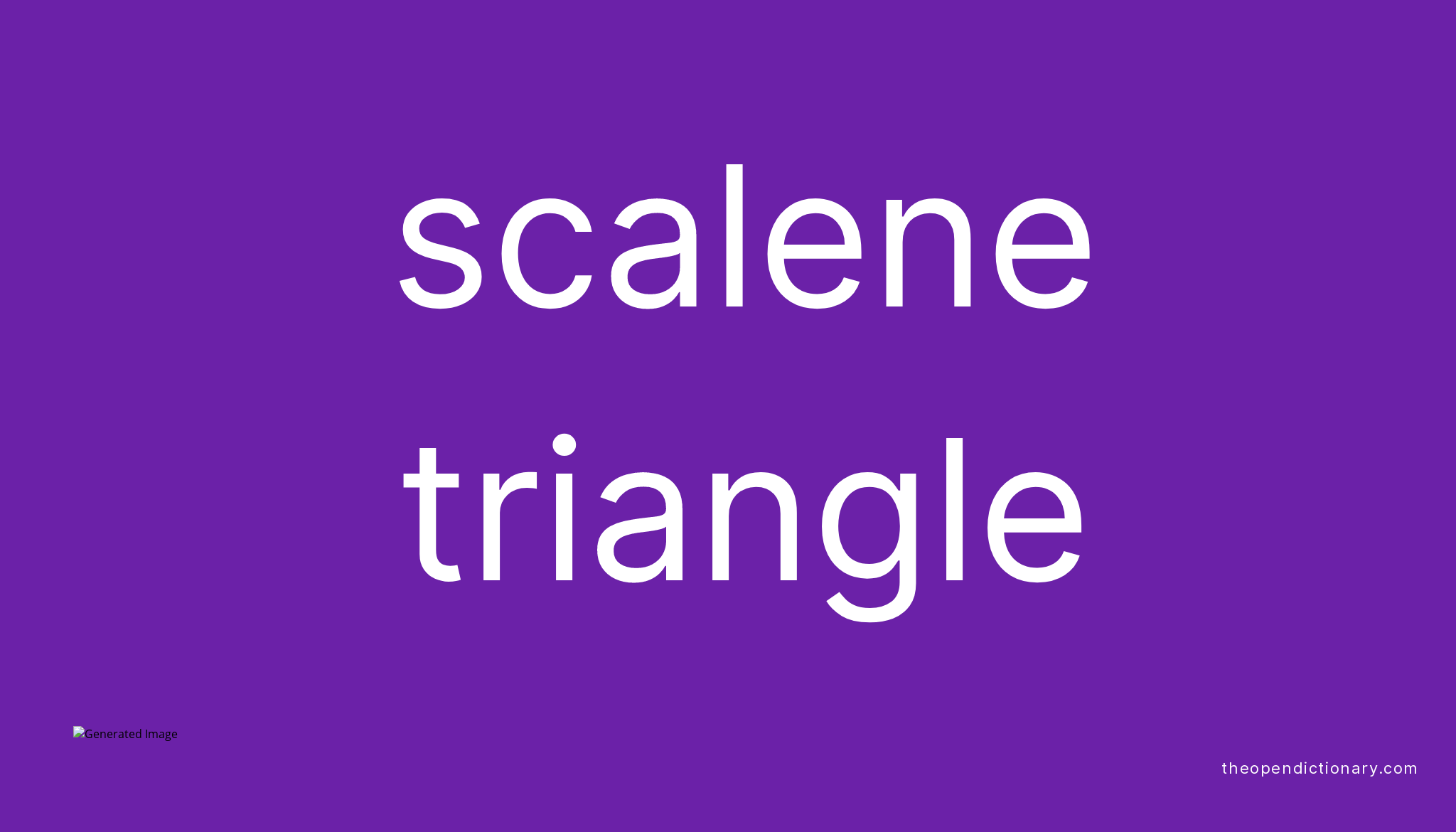Scalene triangle | Meaning of Scalene triangle | Definition of Scalene ...