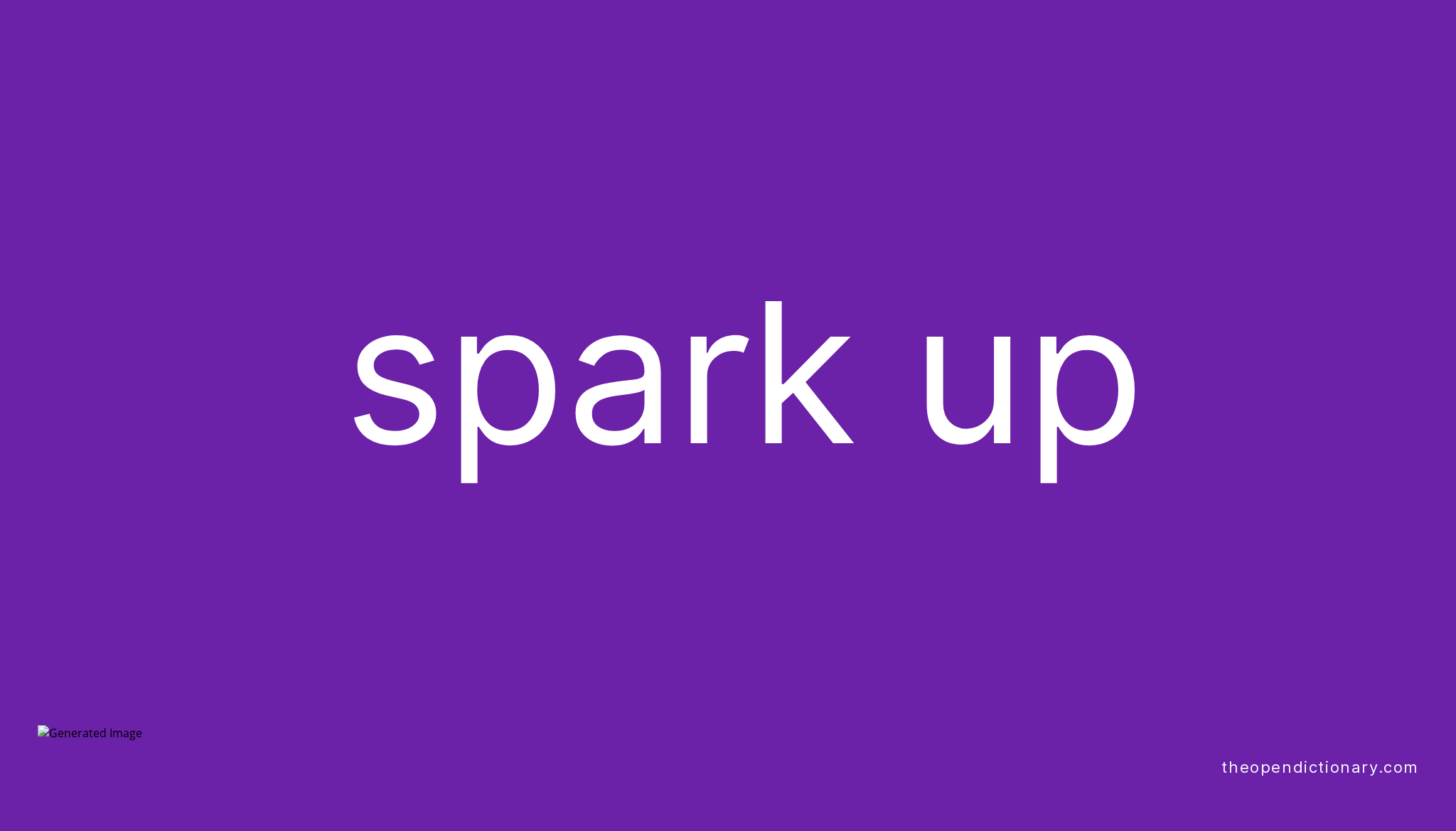 SPARK UP - The Open Dictionary
