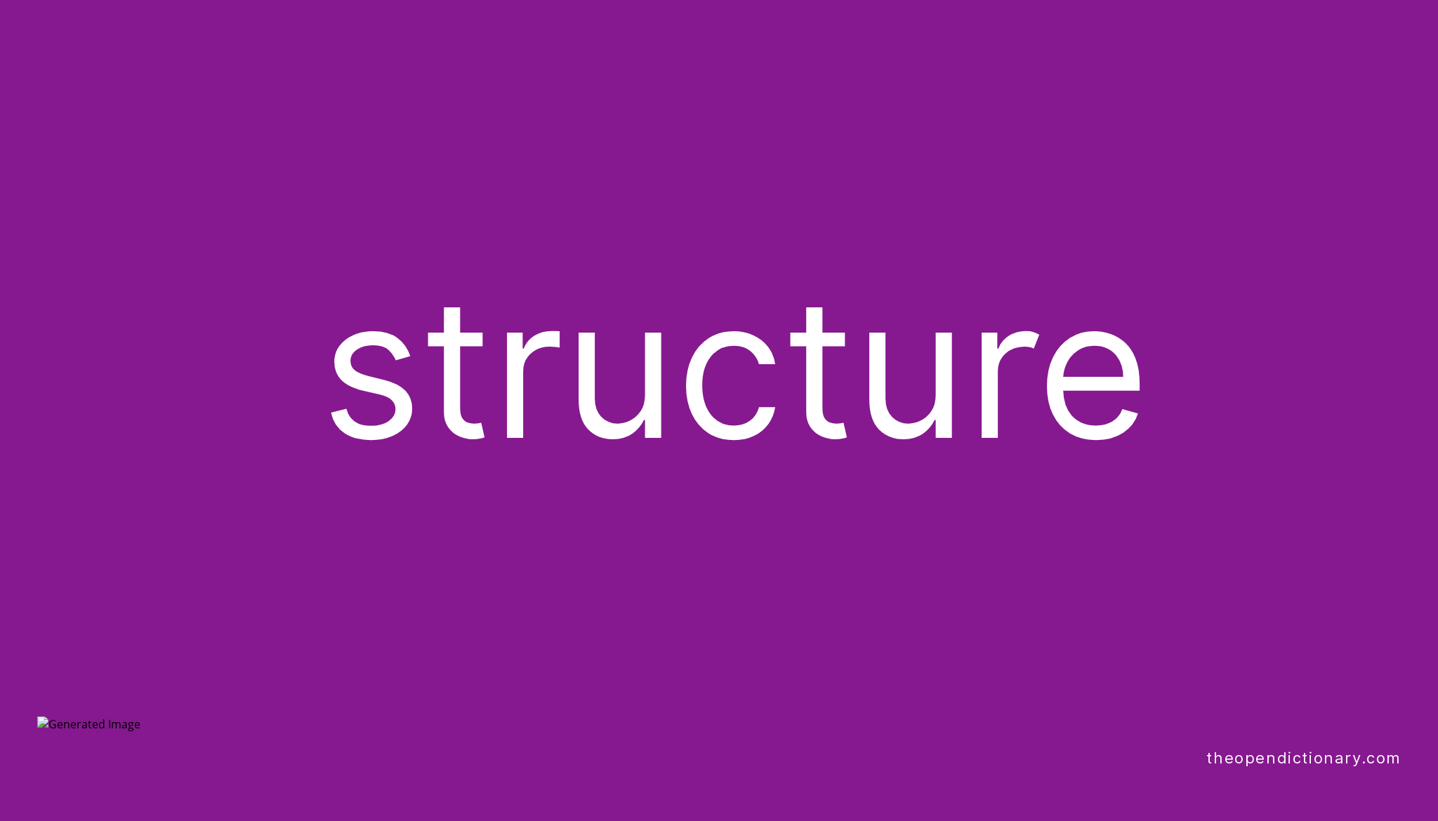 Structure Meaning Of Structure Definition Of Structure Example Of 